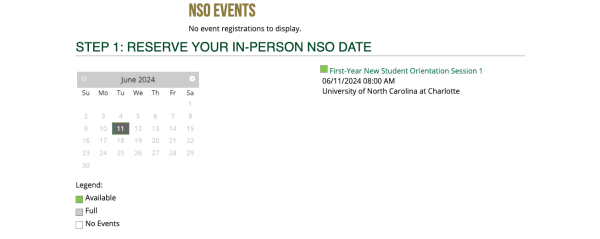 How to Reserve Your In-Person Session - New Student Orientation